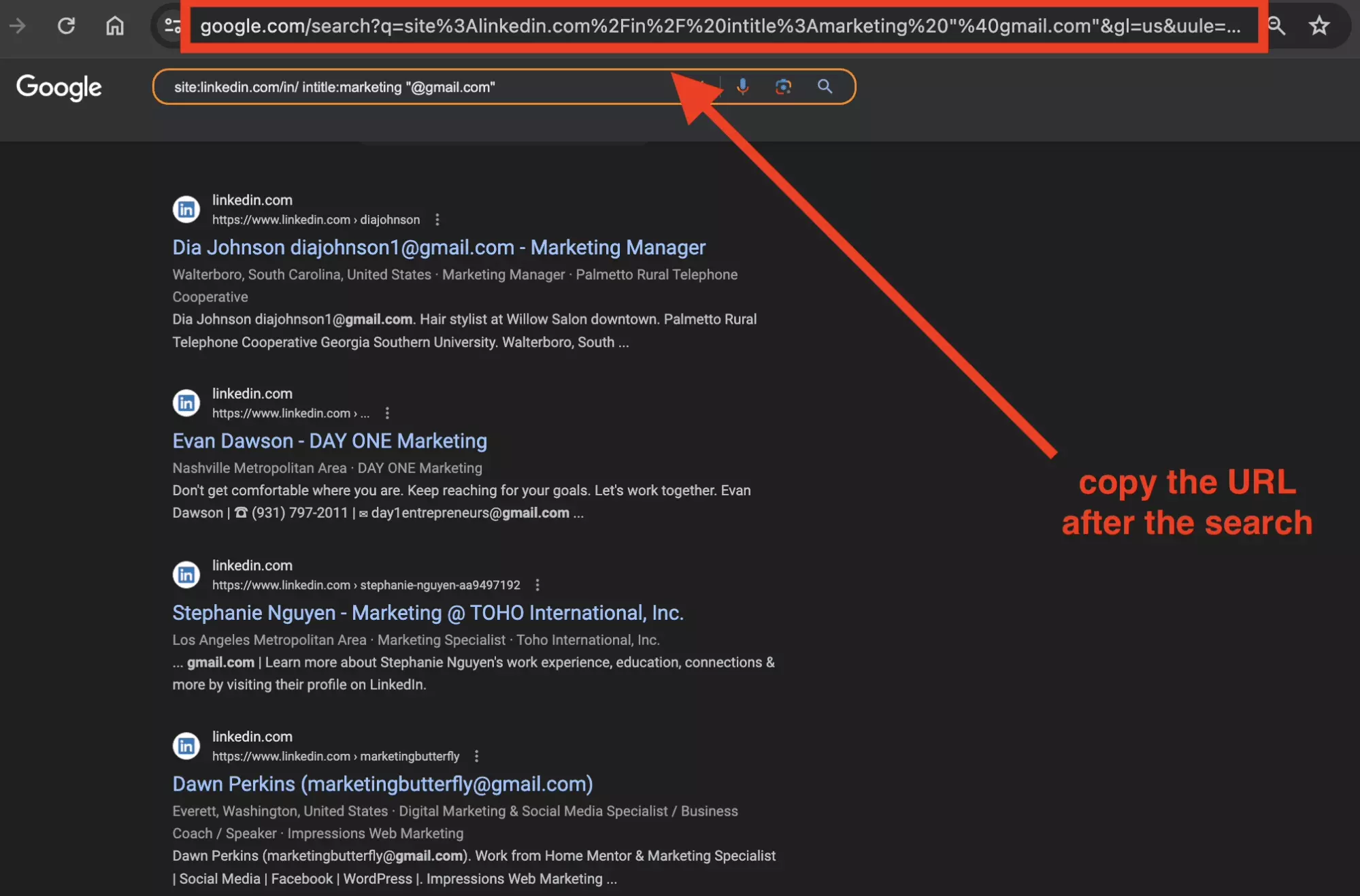 Use Google to Find LinkedIn Profiles + Emails [2024]
