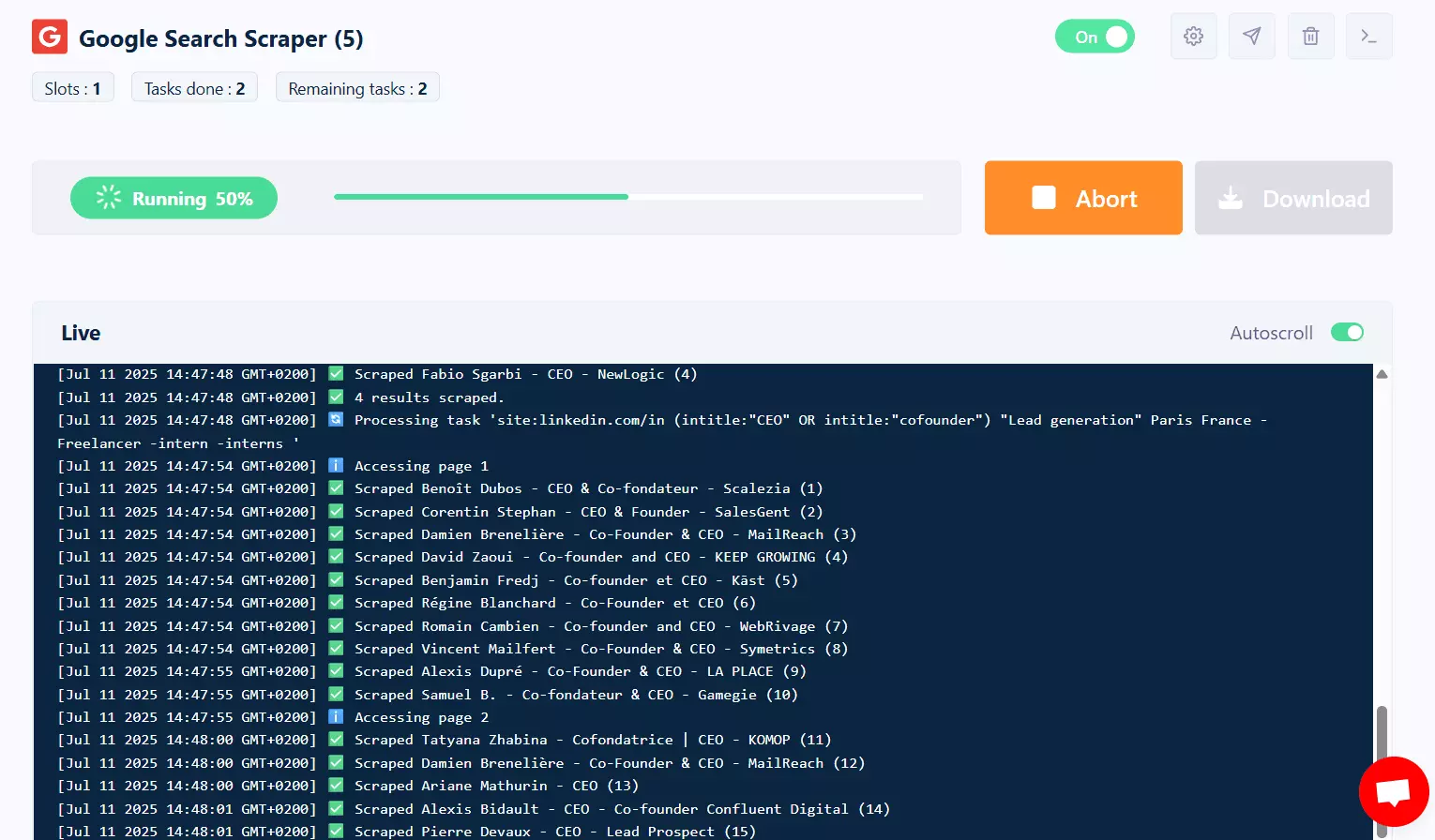 How I Built AI Powered LinkedIn X-ray Search Tool with Lobstr.io