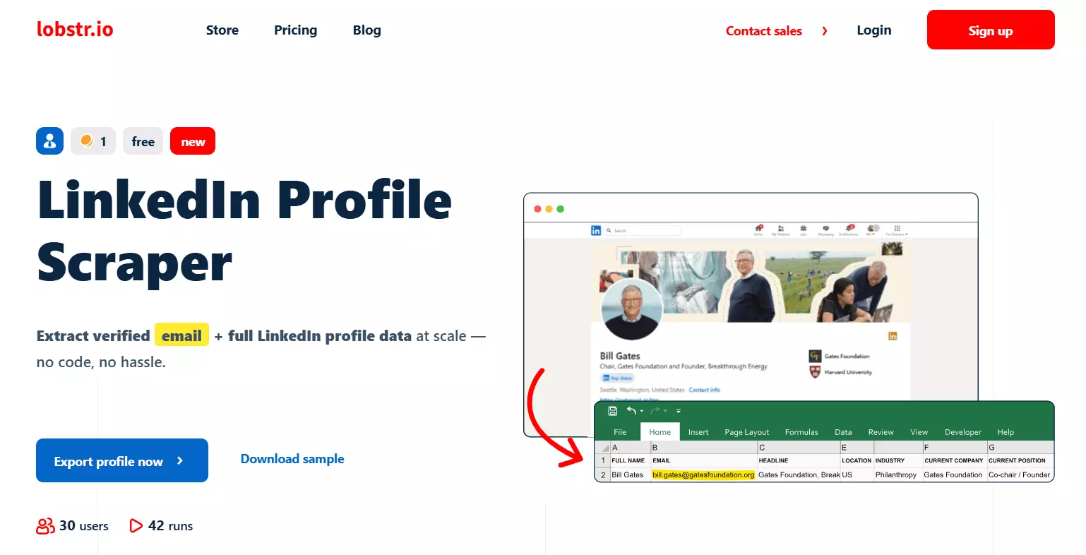 How to scrape LinkedIn Profiles using Python in 2026 [Full Code]
