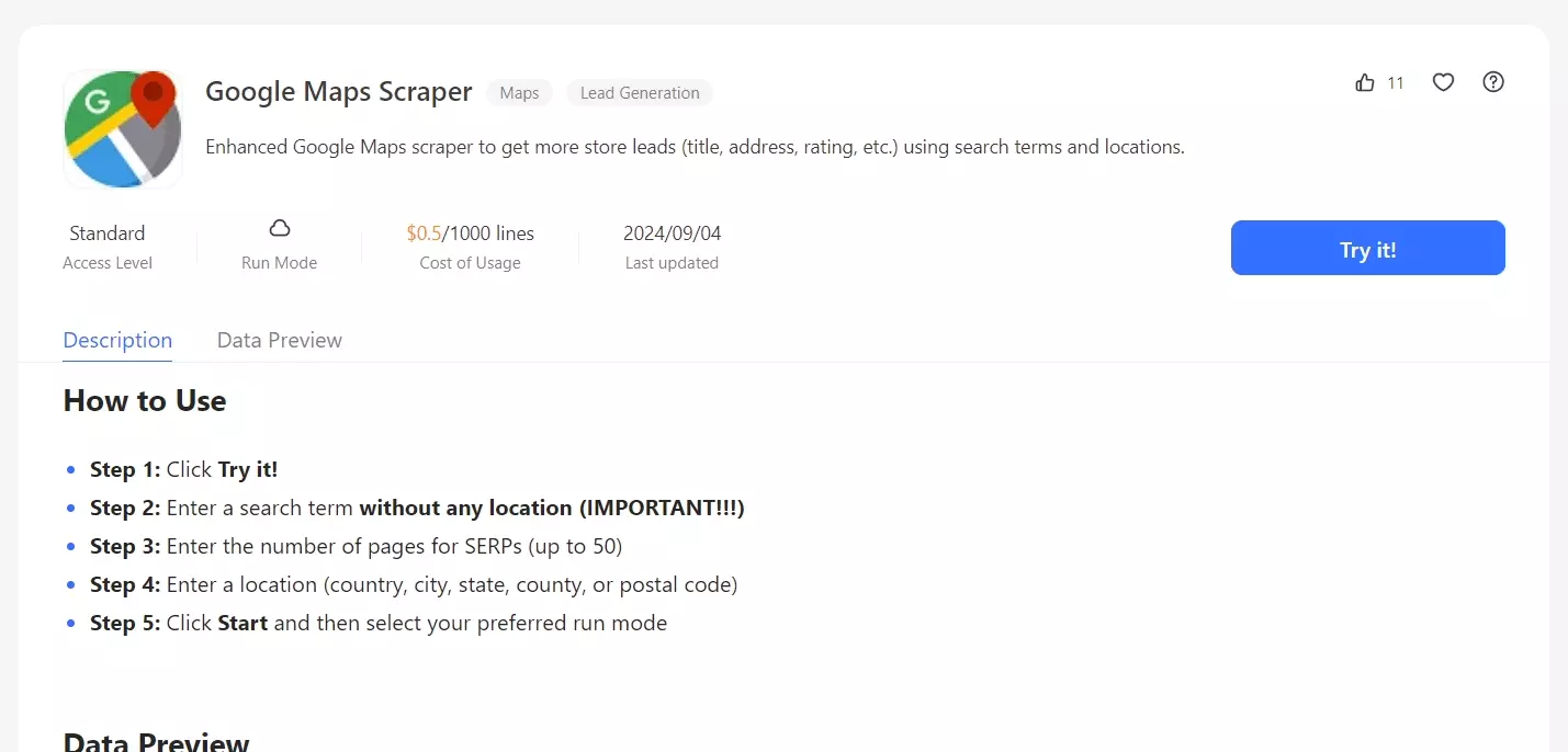 +7 Best Google Maps Scrapers [2024 Edition]