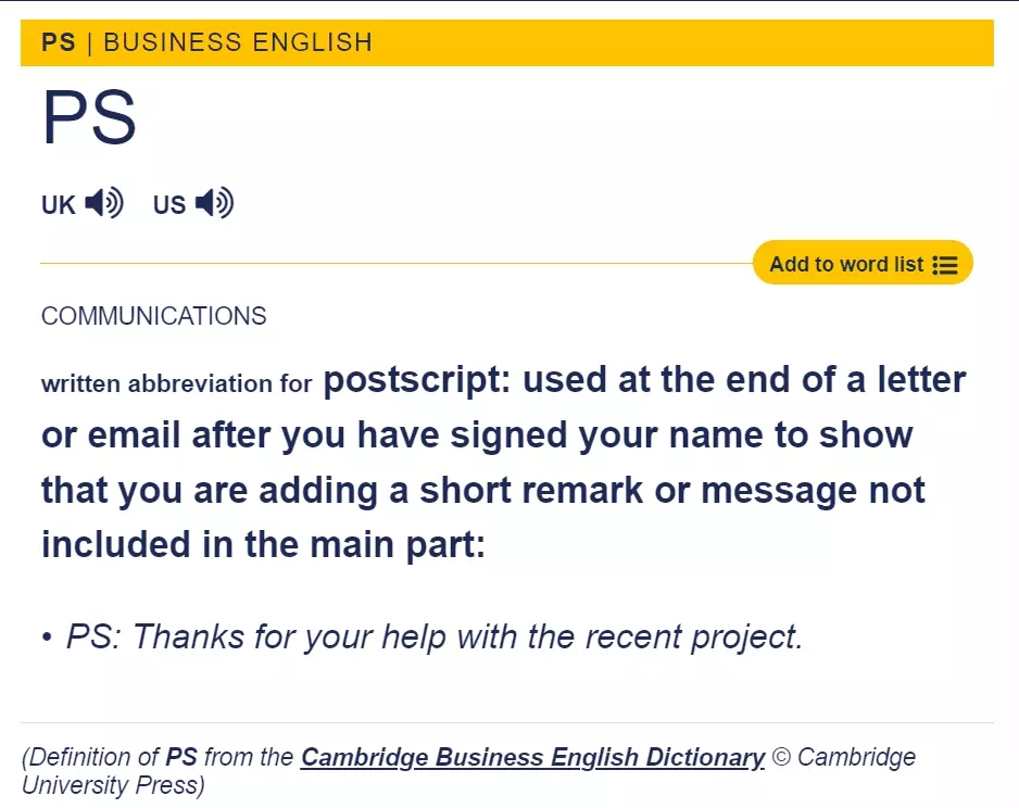 What is P.S. in Email and How to Use it Correctly [10+ Examples]