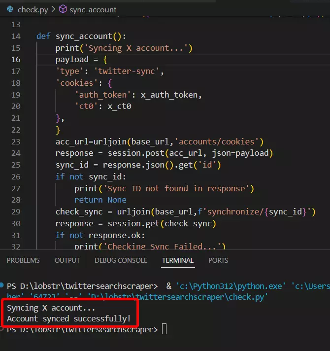How to Scrape Twitter (X.com) Using Lobstr.io Twitter Scraper API